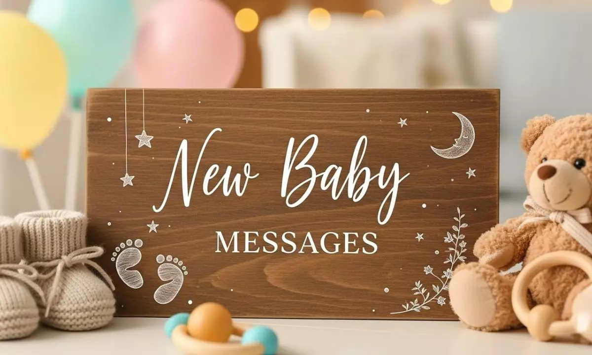 Beautiful New Baby Messages to Welcome a Newborn